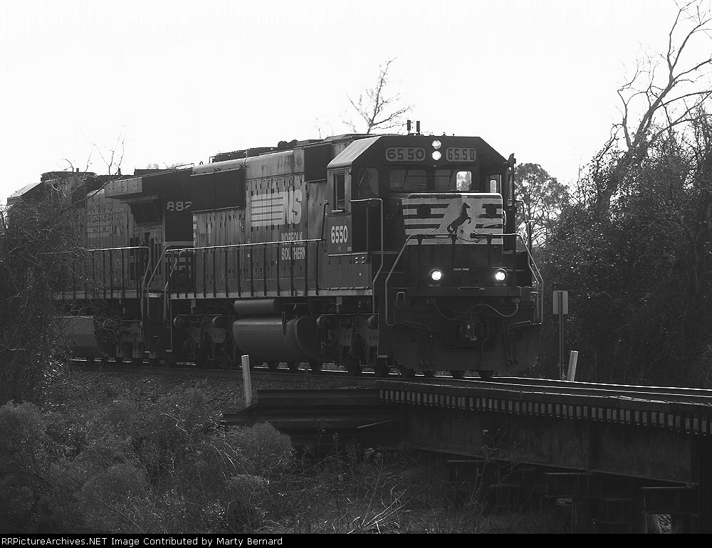 NS 6550 Was Probably In a Wreck, Note the Number Boards